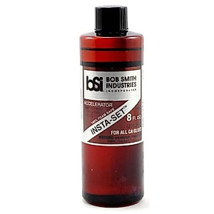 Make Your Day Bob Smith Industries BSI Insta Set Accelerator, 8 Ounce and 2 Ounce Spray Bottle (Pack of 2) Paintbrushes