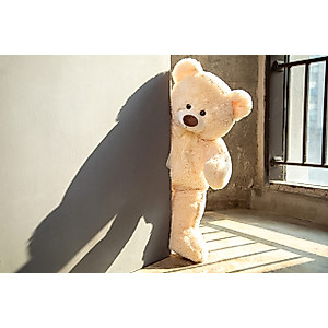 Toys Studio 36 inch Big Teddy Bear Cute Giant Stuffed Animals Soft Plush Bear for Girlfriend Kids, Beige