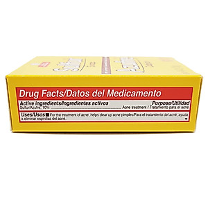 Grisi Sulfur Soap for Acne - 4.4 ounce (Pack of 6)