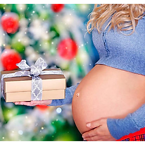 Vamotto Free Size Non Slip Cotton Pregnancy Socks for Women,Pregnancy Gift New Mom Gifts, Growing a Tiny Human Mom Socks 1st Time Mom Gifts