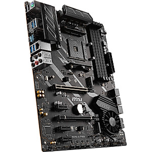 MSI X570-A PRO Motherboard (AMD AM4, DDR4, PCIe 4.0, SATA 6Gb/s, M.2, USB 3.2 Gen 2, HDMI, ATX) (Renewed)