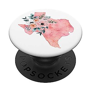 Texas PopSockets PopGrip: Swappable Grip for Phones & Tablets