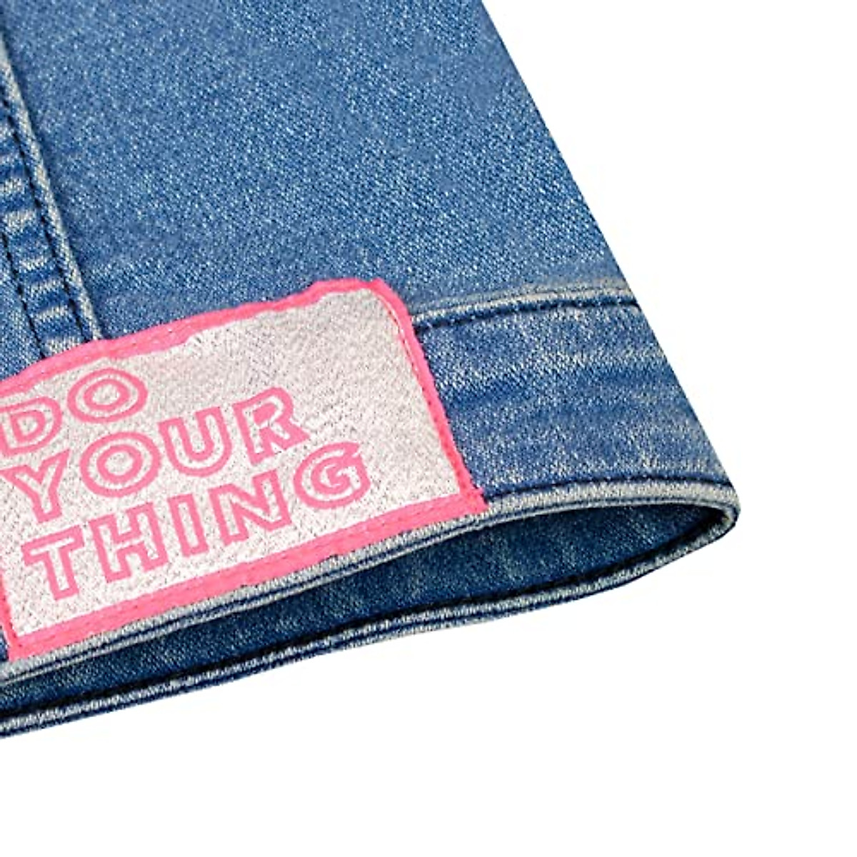 Barbie Girls Embroidered Jean Jacket Outerwear For Kids Blue 10