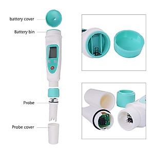 Y-LKUN Water Quality Meter Digital Salinity PPM Meter for Salt Water Pool Food Salt Salty Brine Meter Hydrometer Aquarium Tester Measuring Tool Moisture Meter