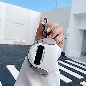 Rertnocnf Creative Cute Kawaii Cartoon Animals Shark Case Compatible with Beats Studio Buds 2021 Fashion Portable Accessories Shockproof Protector for Wireless Noise Cancelling Earbuds (Shark)
