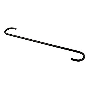 National Hardware N275-222 V2668 Extender S Hook in Black,12 Inch