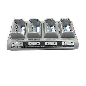 New Genuine Zebra UCLI72-4 Quad Battery Charger AT16305-8 No Power Adapter