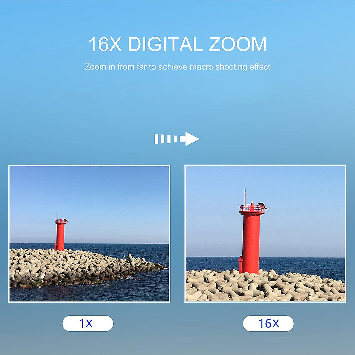 Digital Camera, HD 1080P Digital Point and Shoot Camera, 2.4 Inch IPS Screen, 16X Zoom, 44MP Compact Small Pocket Camera, for Kid Student Children Teens Girls Boys (Pink)