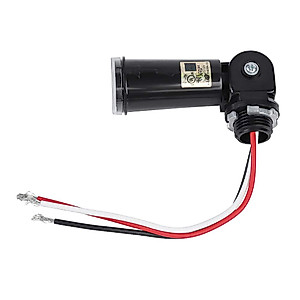 Sonew Photoelectric Switch Sensor 120V Photocell Dusk to Dawn Button Photo Control Eye Switch Flush Mount