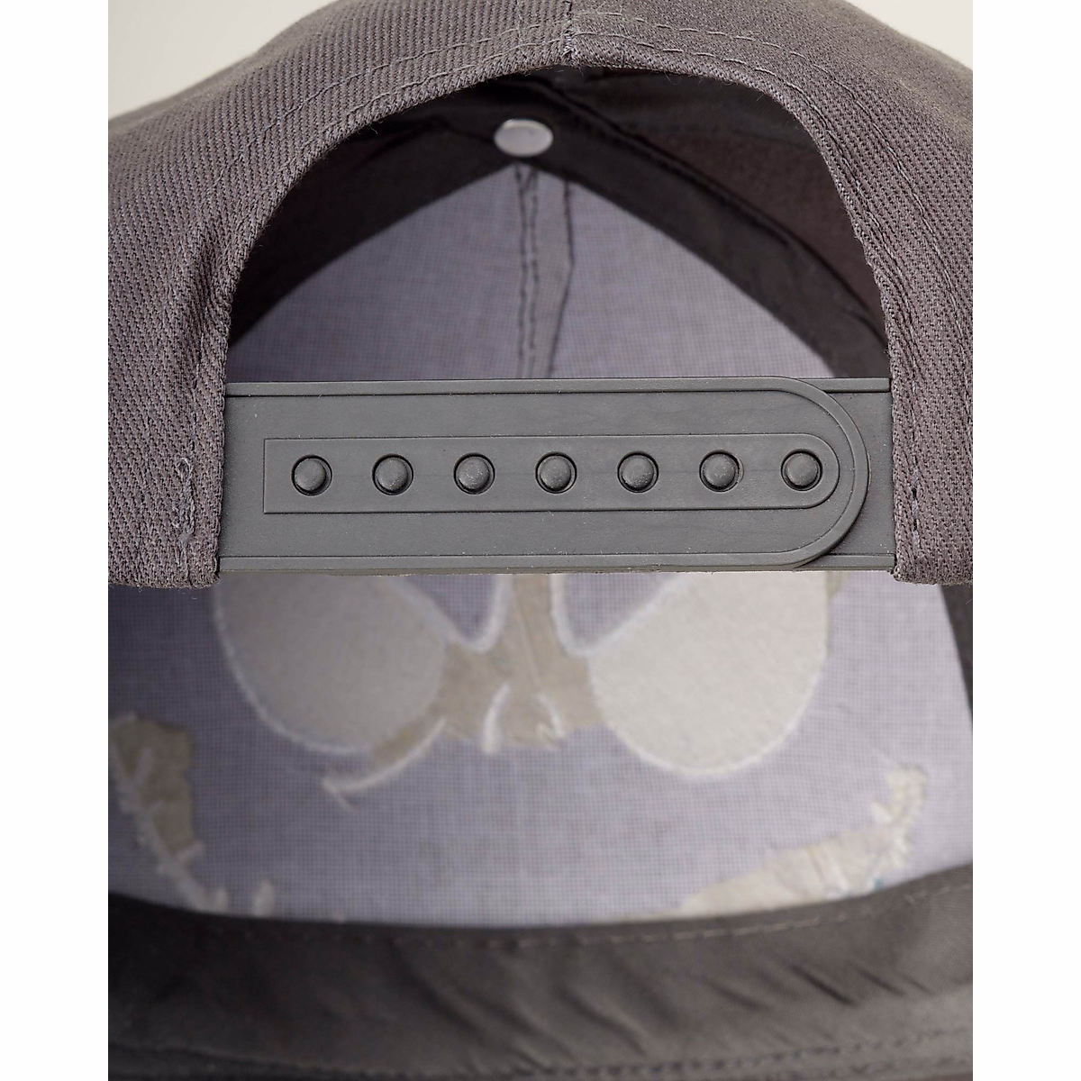 Disney Nightmare Before Christmas Baseball Cap, Snapback Hat for Men, Jack Skellington Grey