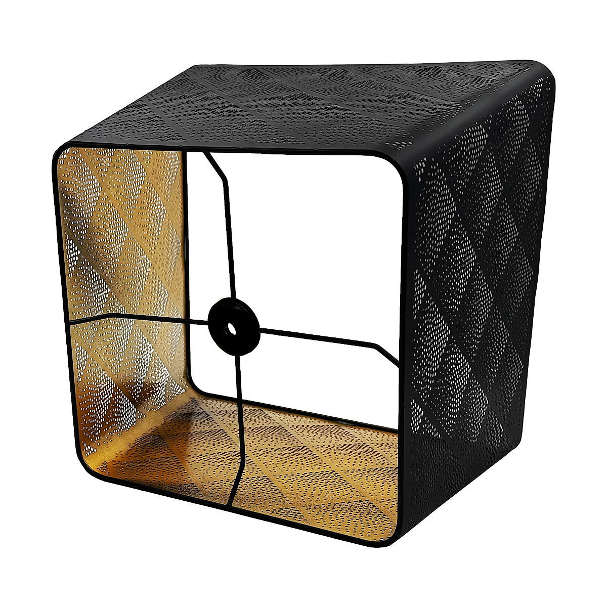 Royxen 2 Pack Metal Lamp Shades Vintage Lampshade for Table Lamp and Floor Light, Falling Stars