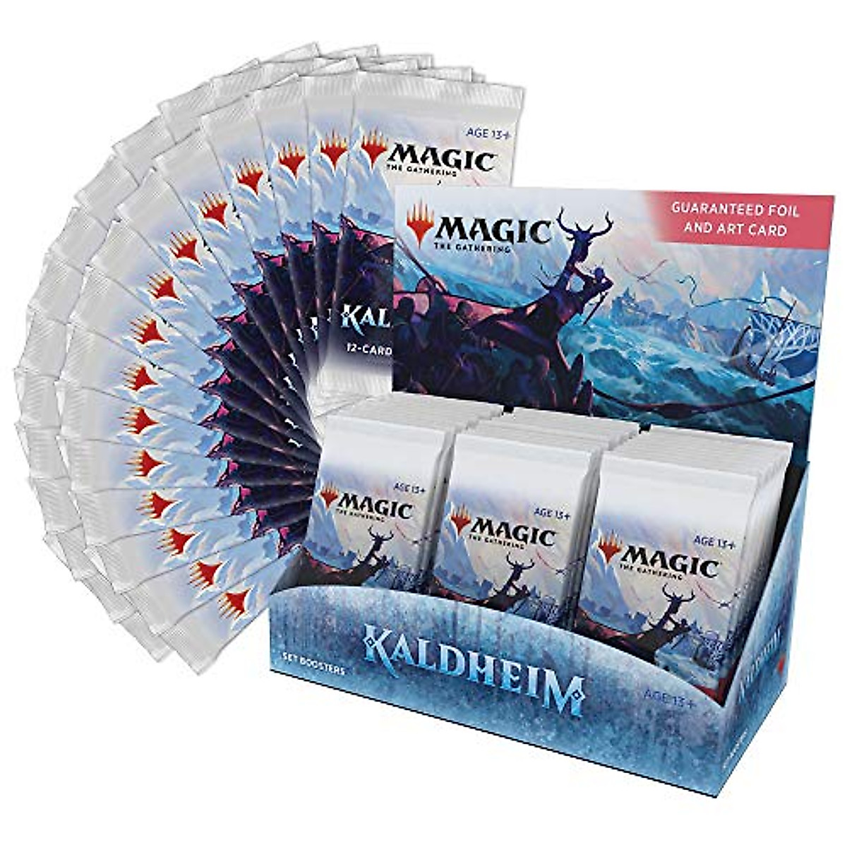Magic: The Gathering Wizards of The Coast Kaldheim Set Booster Box | 30 Packs (360 Magic Cards)