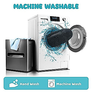 Coospdd Small Dog Bed, Anti-Anxiety Calming Dog Bed, Warming Cozy Soft Donut Dog Bed, Fluffy Faux Fur Plush Dog Bed for Small Dogs and Cats, Machine Washable.(Gray,20"/23"/30")