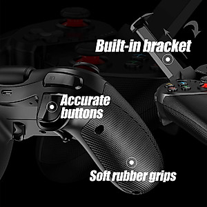 TERIOS Mobile Game Controller for Android – PC Controller – Gaming Remote for Smartphones/PS3/Windows – Instant Play and Turbo Function – Responsive Action Buttons