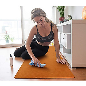 IUGA Yoga Mat Non Slip Anti-tear Yoga Mats Eco Friendly Hot Yoga Mat Thick Workout & Exercise Mat for Yoga, Pilates and Fitness (72"x 24"x 6mm)