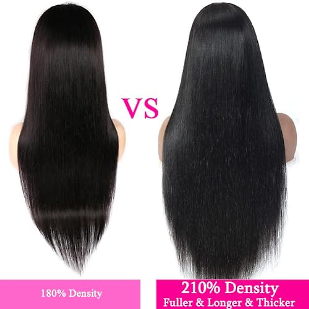 DACHIC 210% Density 13x4 HD 30 Inch Lace Front Wigs Human Hair Pre Plucked Straight Human Hair Wigs for Black Women Glueless Frontal Wigs Human Hair Pre Plucked Free Part with Baby Hair