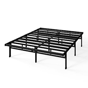 Zinus Justin 14 Inch Easy to Assemble Mattress Foundation, Steel Support, No Box Spring Needed, Full