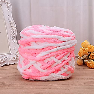 Thereisno Knitting Yarn Ball Knitting Yarn Ball Cotton Soft Hand Chunky Woven Bulky Crochet Worsted for DIY Winter Clothes Knitting Yarn Knitting Yarn