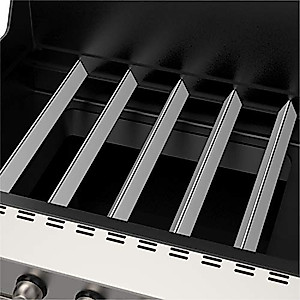 onlyfire BBQ Stainless Steel Gas Grill Replacement Flavorizer Bars Heat Plate for Weber Genesis and Spirit Grills Models Set of 5, 21 1/2 X1 3/4 Inches