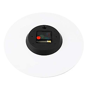 Happy Clocks, Fall Clock, Round Silent Non-Ticking Clock, Battery Operated Wall Clocks, Easy to Read for Kids Living Bedroom Clock, 10 inch