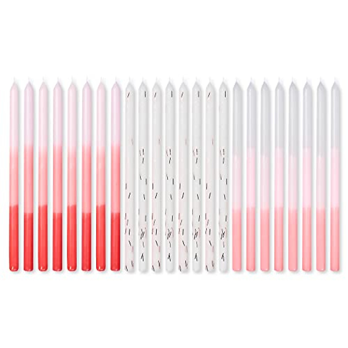Papyrus Birthday Candles, Pink Ombre (24-Count)