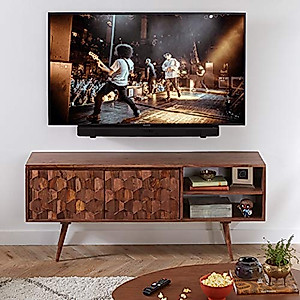 ECHOGEAR Sound Bar Monting Bracket For Under TV - Adjustable Height & Depth for Max Compatibility Between TV & Soundbar - Dolby Atmos Compatible & Works with with LG, Vizio, Bose & More