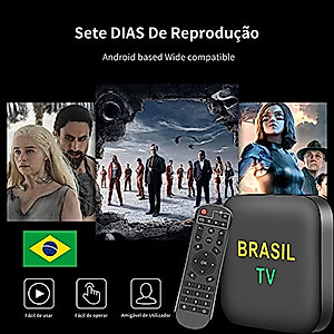 BETTER TV,BETTER LIFE!2023 IPTV Brazil Brasil TV New Version TV Box OS Android 8 System Multi Languages Supported HDMI 2.0 LAN Multi-Media Sharing Play 4K