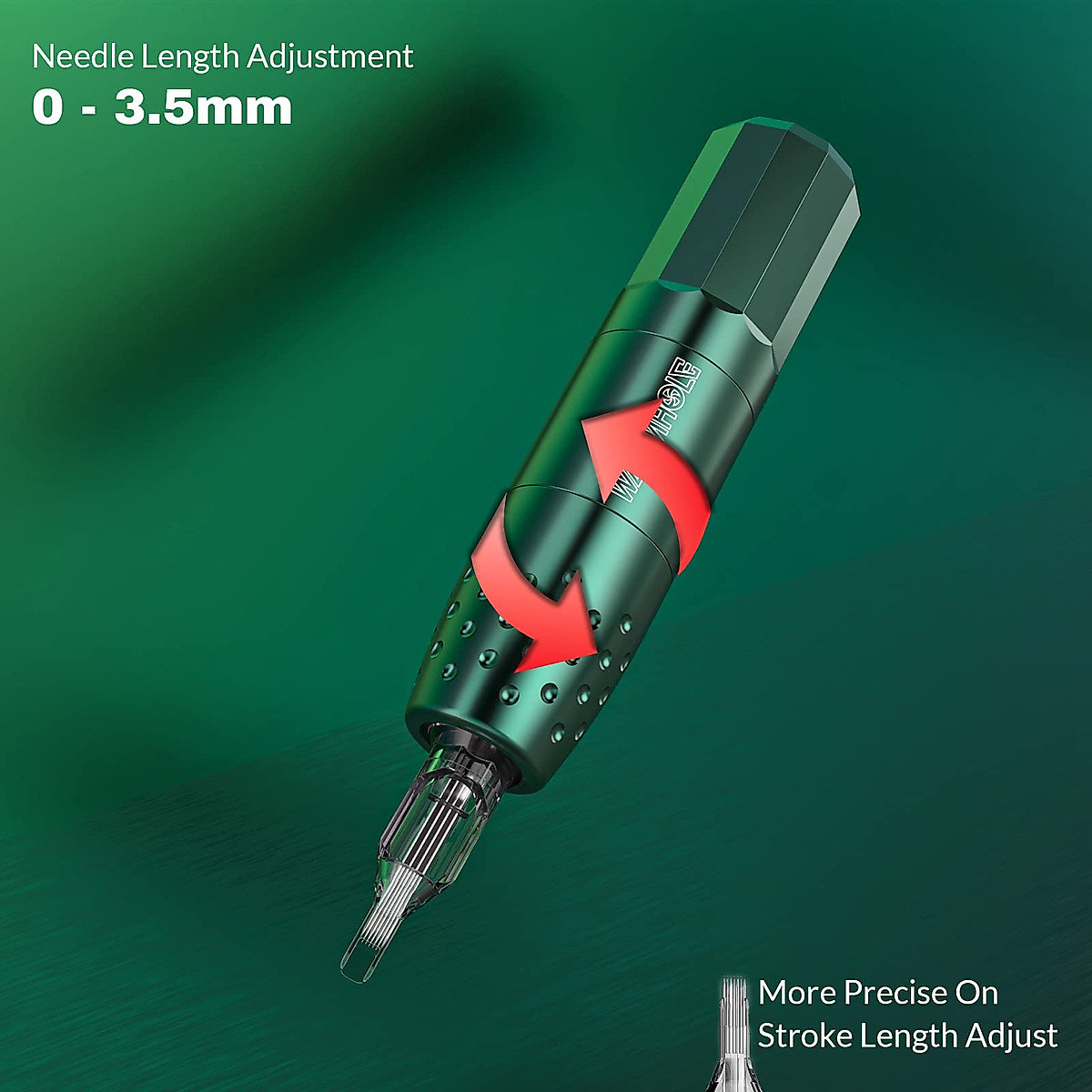 Tattoo Gun Kit, Wormhole Tattoo Kit Wireless Tattoo Machine Kit with Tattoo Gun 1,200 mAh Capacity Tattoo Power Supply Tattoo Pen Kit for Tattoo Beginners and Tattoo Artists TK531