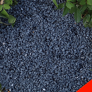 Anothera Stones for Plants 18 LB Smooth Natural Black River Rocks, Plant Aquarium Gravel Stones for Succulents Bonsai Terrarium Vase Fillers Fish Tank Indoor Outdoor Garden Decor（6-9 mm）