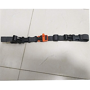 HDHYK Backpack Chest Strap- Nylon - Adjustable Universal (Wolf Grey)