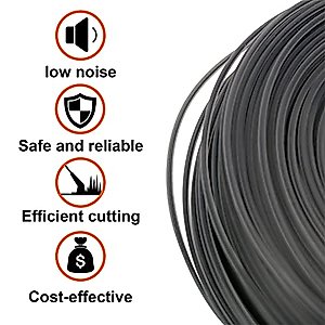 String Trimmer Line（0.080 inches x 403 foot）Premium Nylon Round Trimmer Spool Line For Worx，Grass Cutter Machine，Electric String Trimmers，Hus-qvarna, Ryobi, Echo, Weed Eater, Craftsman