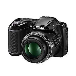 Nikon COOLPIX L810 16.1 MP Digital Camera with 26x Zoom NIKKOR ED Glass Lens and 3-inch LCD (Black) (Old Model) (Renewed)