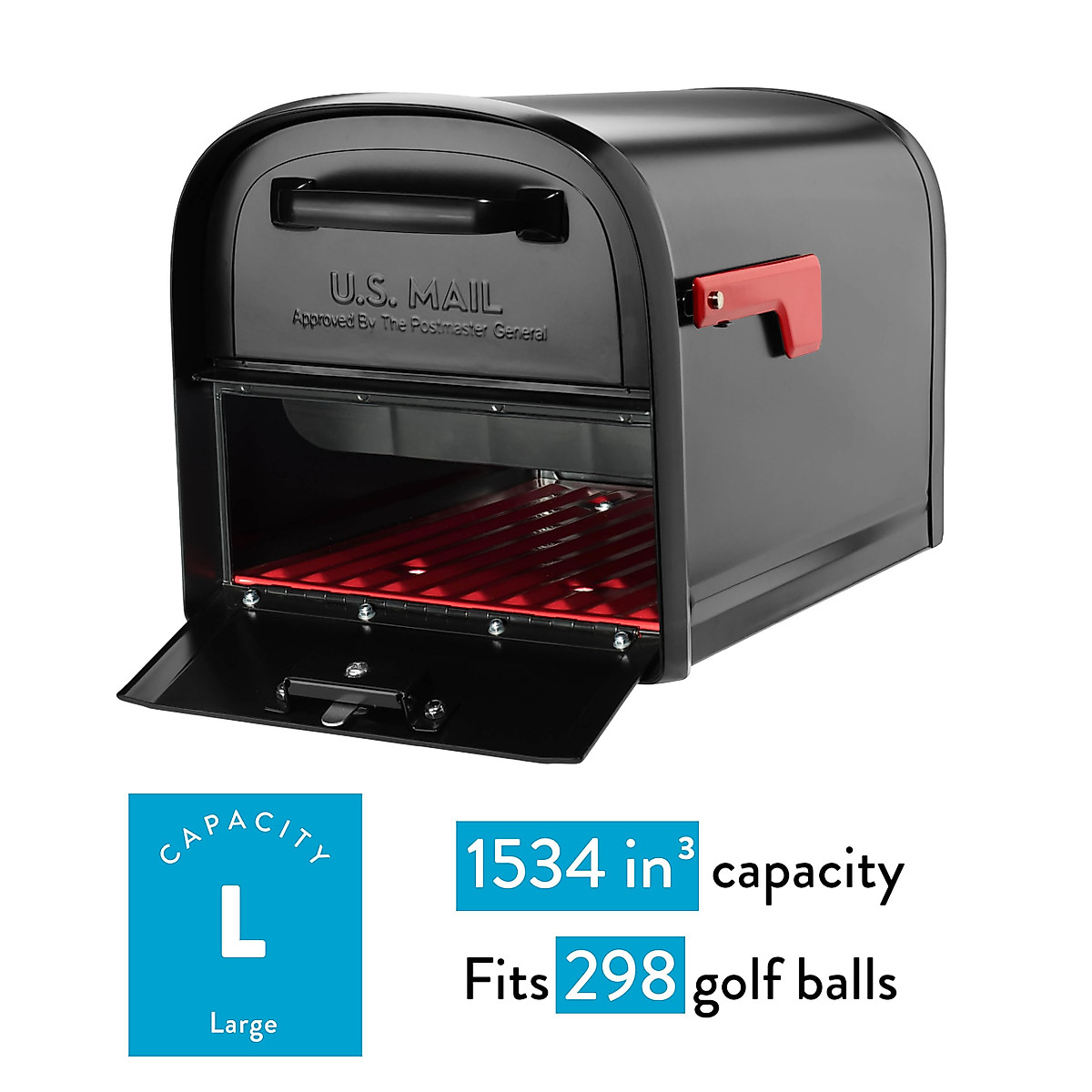 Architectural Mailboxes 6300P-10 Locking Parcel Mailbox, X-Large, Pewter