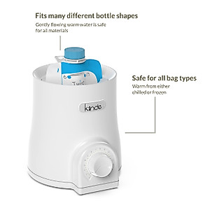 Kiinde Kozii Pro Baby Bottle Warmer and Breast Milk Warmer with SafeHeat Technology and Auto Shutoff for Warming Breast Milk, Infant Formula and Baby Food, Preserves Nutrients