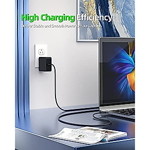 Laptop Charger for Asus Zenbook Charger with USB C Connector - (Safety Certified by UL), 65W, 45W