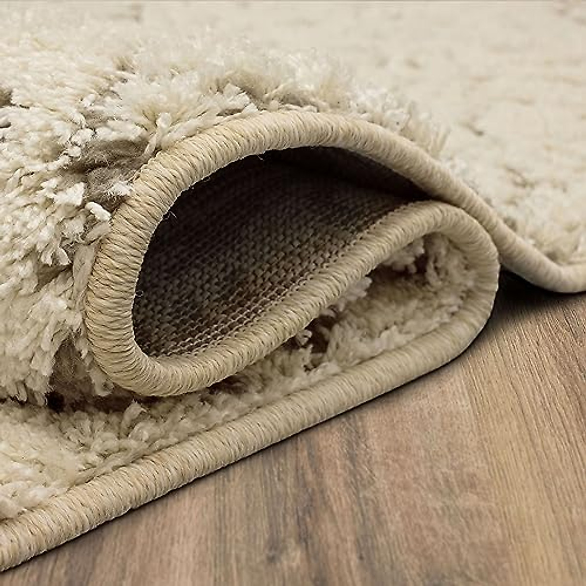 Mohawk Home Francesca Ornamental Medallion Light Gray 10' x 14' Shag Area Rug Perfect for Living Room, Dining Room, Office