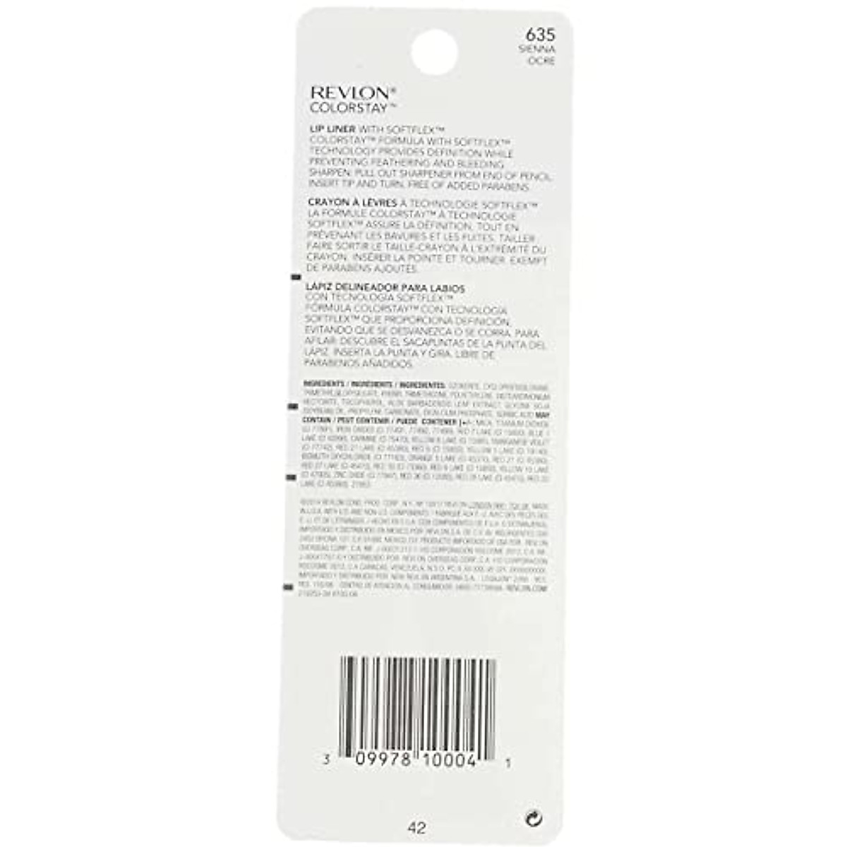 Revlon Colorstay Lipliner With Softflex, Sienna, 1 Count (package may vary)