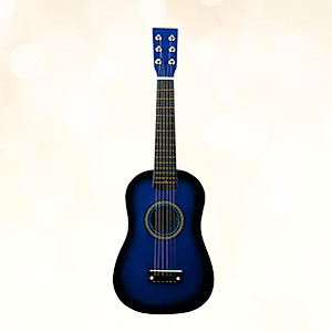 Toyvian 23 Guitar for Kids Ages 5-9 Guitar for Kids Ages 3-5 Kids Acoustic Guitar Beginner Guitar for Adults Ukulele for Beginners Small Birthday Favors for Adults Baby Aldult Bamboo