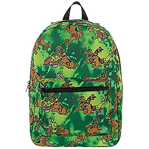 Scooby-Doo and Shaggy Sublimated Print Backpack with Laptop Pocket