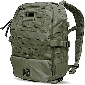 BattlePack Elite | Standalone and Tactical Vest Backpack | Combat Veteran Owned Company | 1 Day Assault Pack | Outdoors Pack Ranger Green