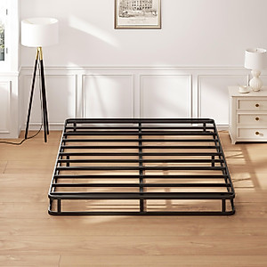 Full Box Spring 5 Inch, Heavy Duty Metal Box Spring Bed Base with Easy Assembly, Mattress Foundation Full, Strong Metal Frame, Noise Free, 3000lbs Max Weight Capacity