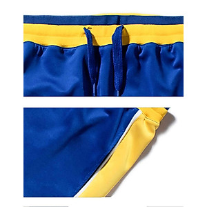 Litteking Men's Tracksuits Sweat Suit Casual Long Sleeve 2 Piece Outfit Sports Jogging Suits Set Blue XL