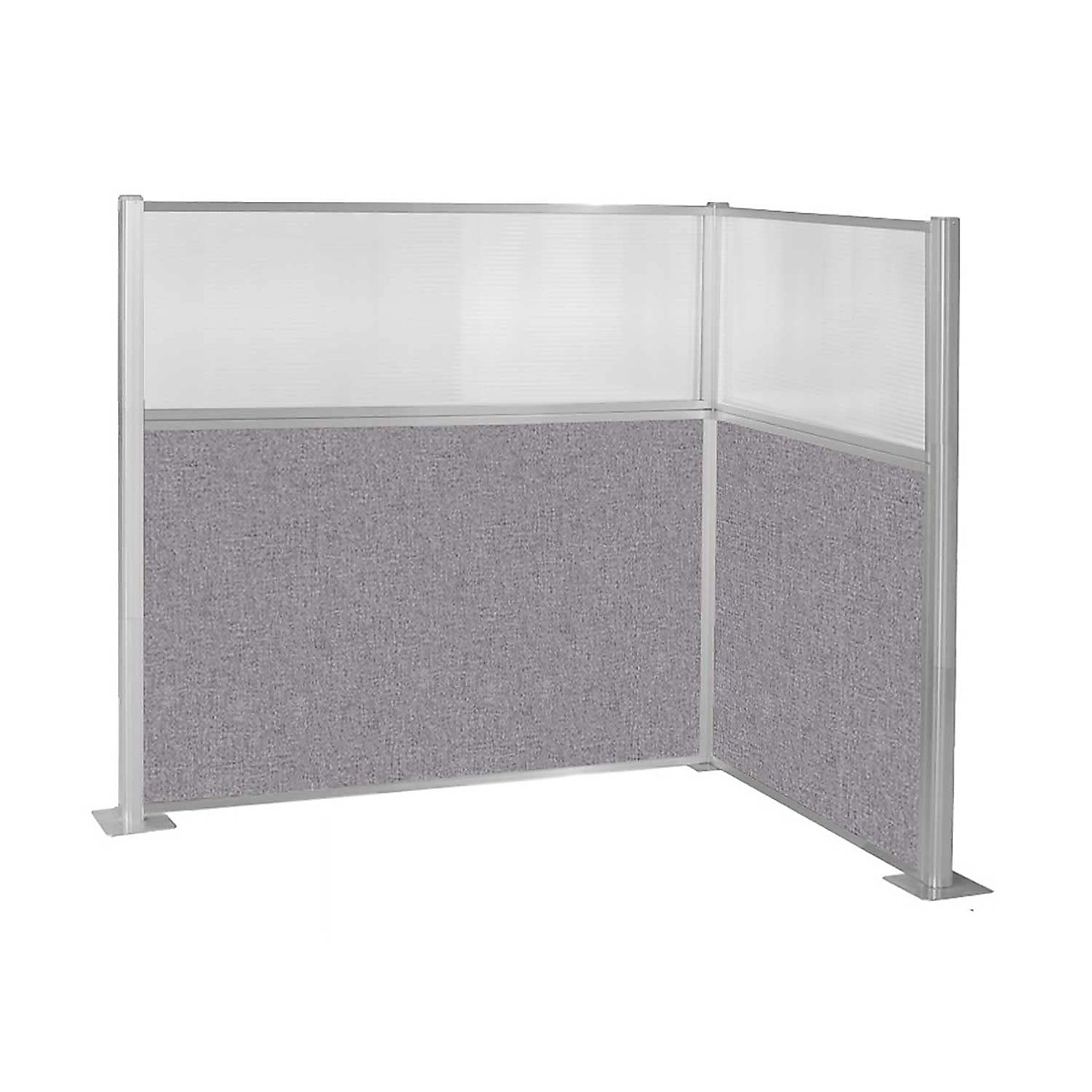 Versare Hush Panel Cubicle Kit | Workstation Partition Walls | Sound Dampening Cubicle Walls | Partitions for Desks