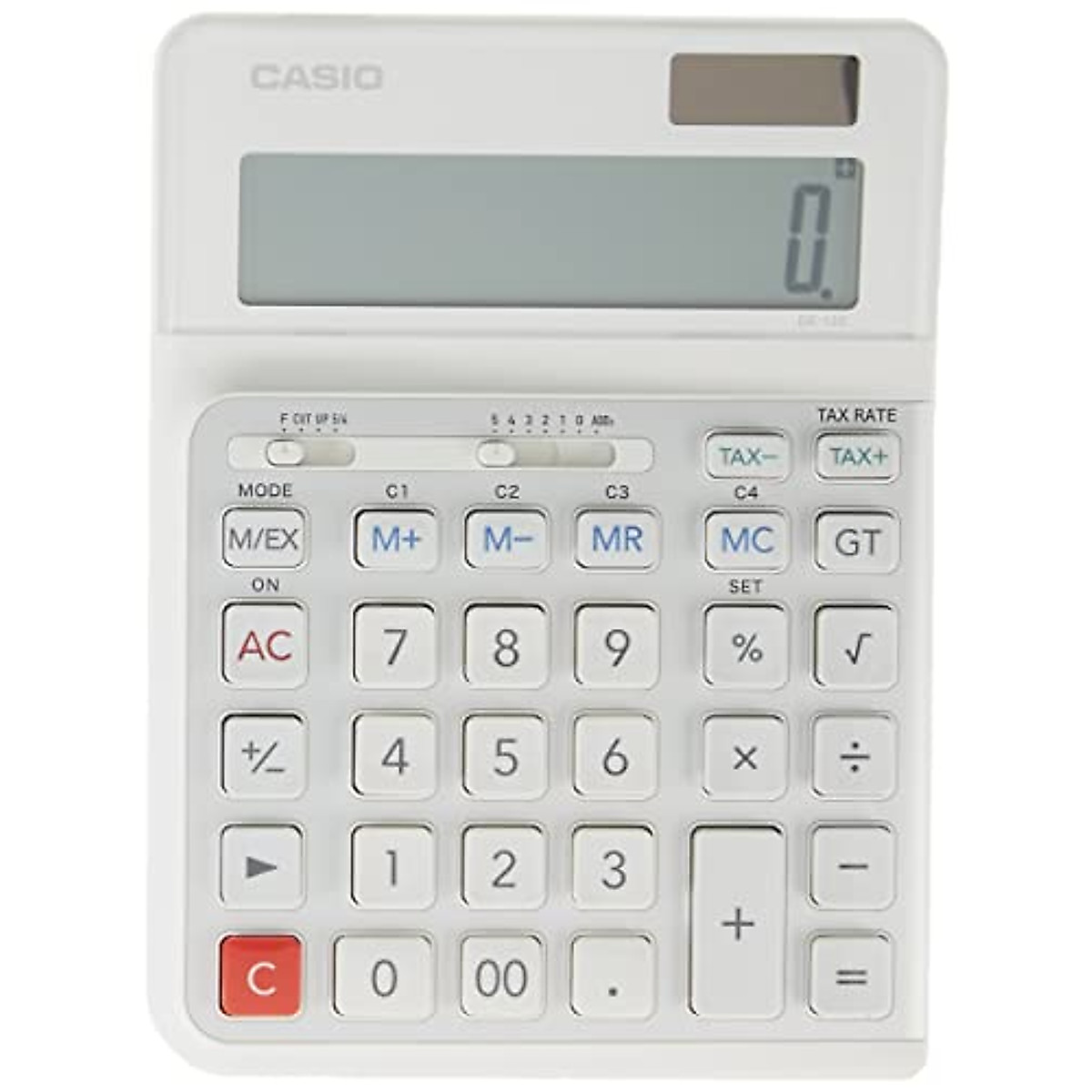 Casio DE-12E 12-Digit Ergonomic Business Desktop Calculator