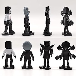 Skibi-Toilet Toy Figure,12pcs Skibi-Toilet Cool Game Character Action Toy Figure for Kids