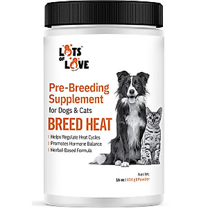 Breed Heat - Breeding & Reproductive Supplement for Dogs & Cats (Formerly Thomas Labs, Same Product) - 16 oz Powder