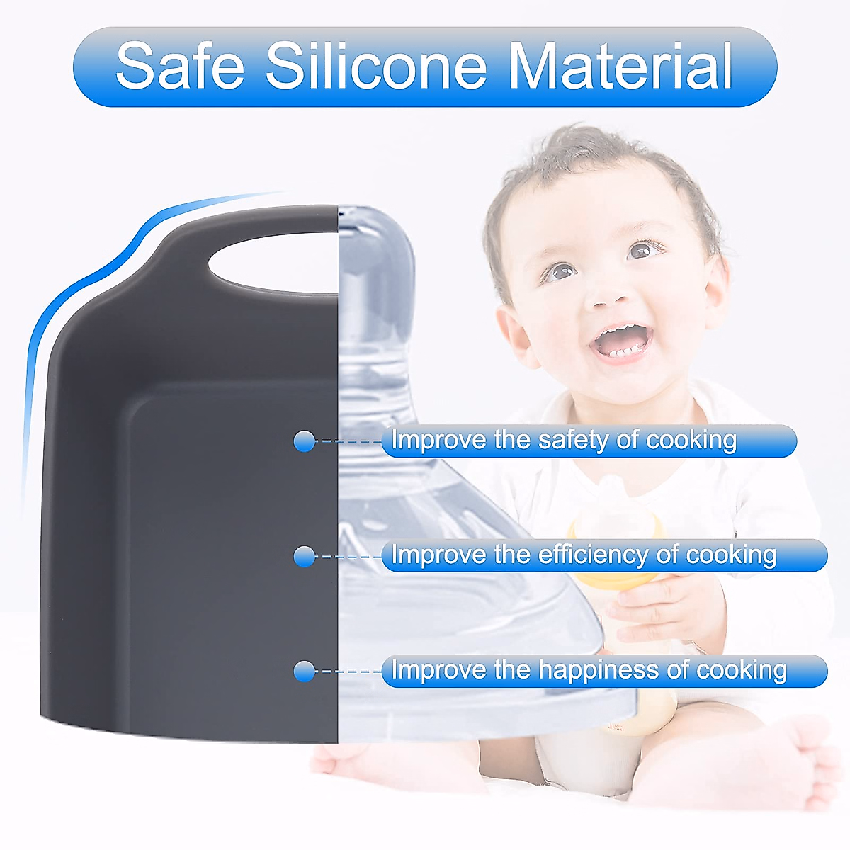 Pinzovemo Silicone Baking Sheet Pan Dividers,Sturdy Heatproof Handles Nonstick Tray,Cooking Reimagined,Reusable Bakeware Set for Meal Prep,Easy to Clean,Air Fryer,Oven Safe