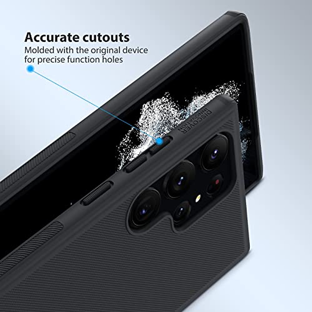 Nillkin Frosted Shield Magnetic Case for Galaxy S23 Ultra 6.8 - Rugged Shockproof 5G - Black