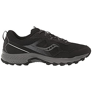 Saucony Men's Excursion TR16 Trail Running Shoe, Black/Charcoal, 13