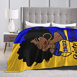 LMGSX Poodle Logo 1922 Sorority Throw Blanket Super Soft Velvet Blanket Men Women Kids Gifts,tparaphernalia,Gifts,sorority50 x40 50inchx40inch